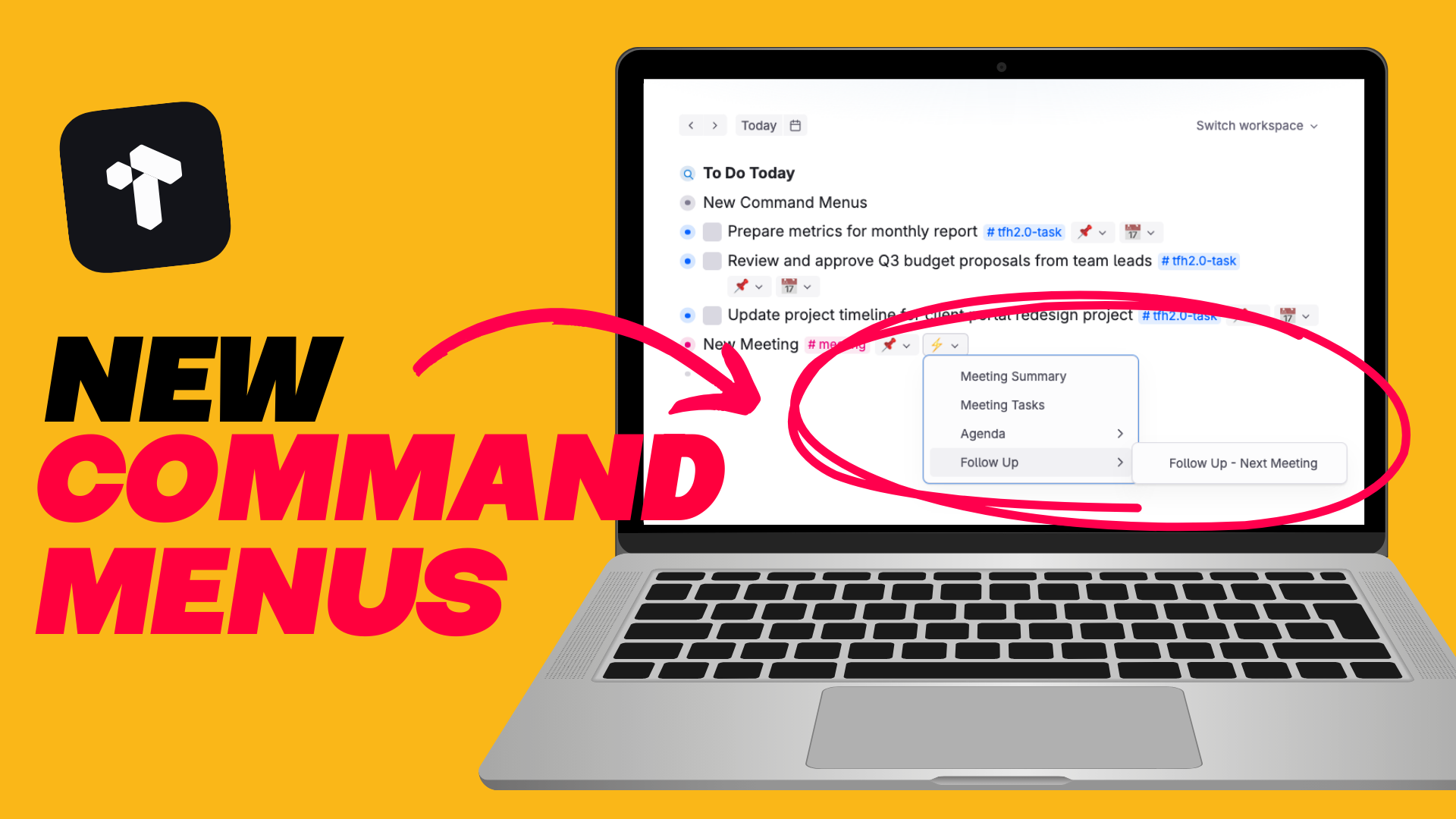 Goodbye Messy Nodes With Tana Command Menus: Full Tutorial